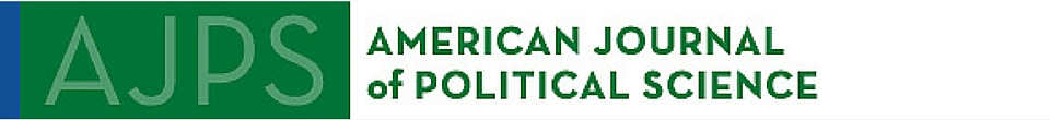 AJPS Banner – American Journal of Political Science