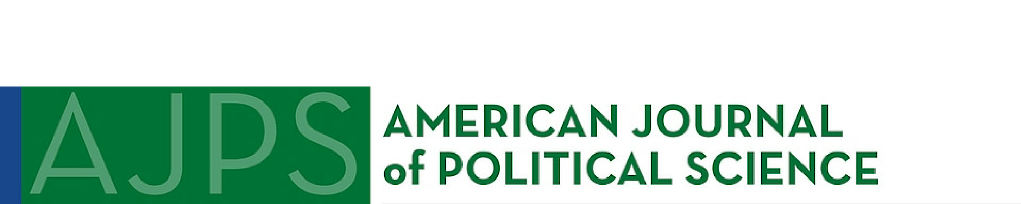 AJPS-Banner – American Journal of Political Science