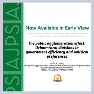 The public agglomeration effect: Urban–rural divisions in government ...